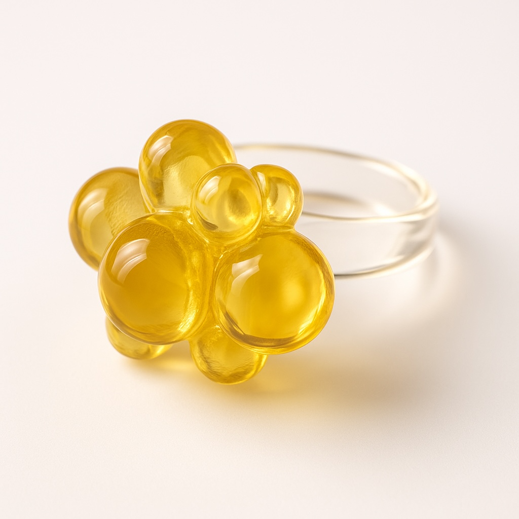 Yellow See Through You Ring – The Jewelry Album