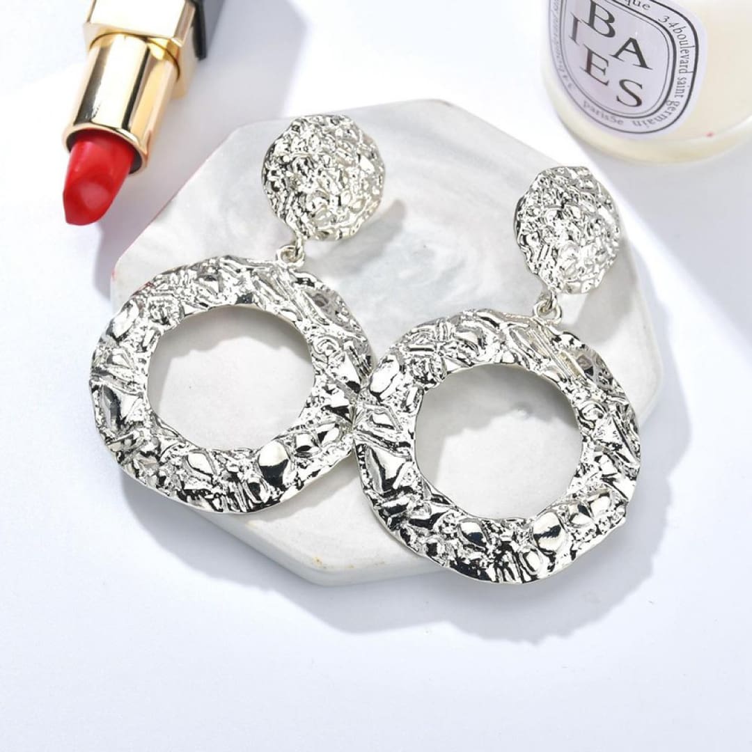 Silver Statement Earrings – The Jewelry Album
